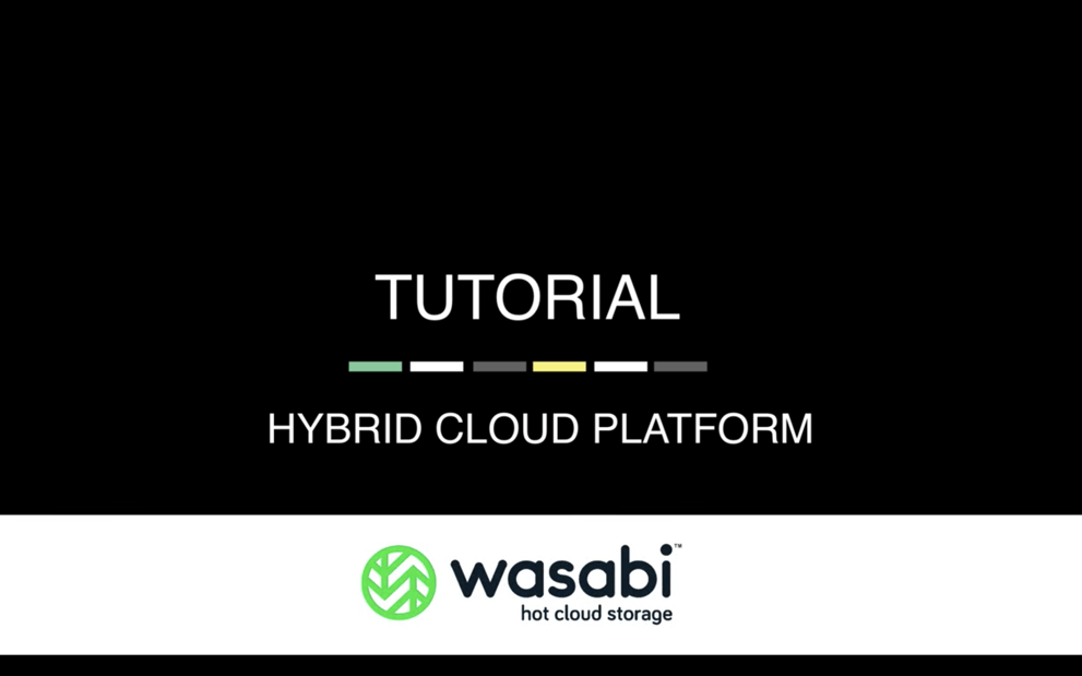 Nodeum with Wasabi hot Storage